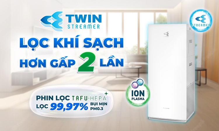 Máy lọc không khí tạo ẩm Daikin MCK70ZVM7-W(T) | Không Khí XANH